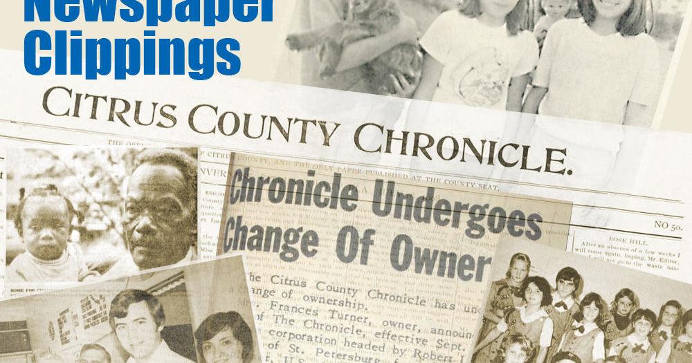 Chronicle Newspaper clips from readers | History | chronicleonline.com
