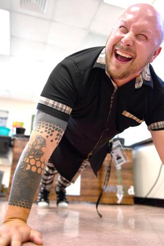 From professional drummer to Army sergeant, first-year teacher Scott ...