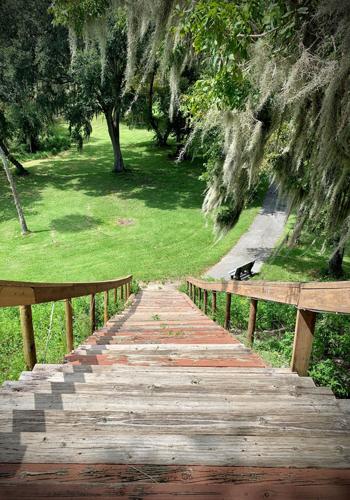 Climb 55 steps to the top of the Temple Mound | | chronicleonline.com