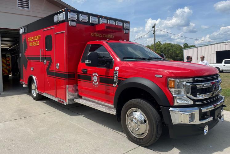 'Pushing in' a new county ambulance | Local News | chronicleonline.com