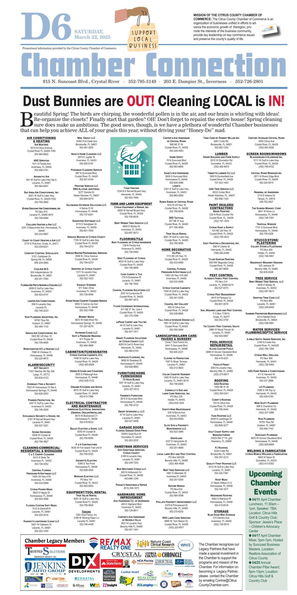 CC Chamber Connection 0322 | Business | chronicleonline.com