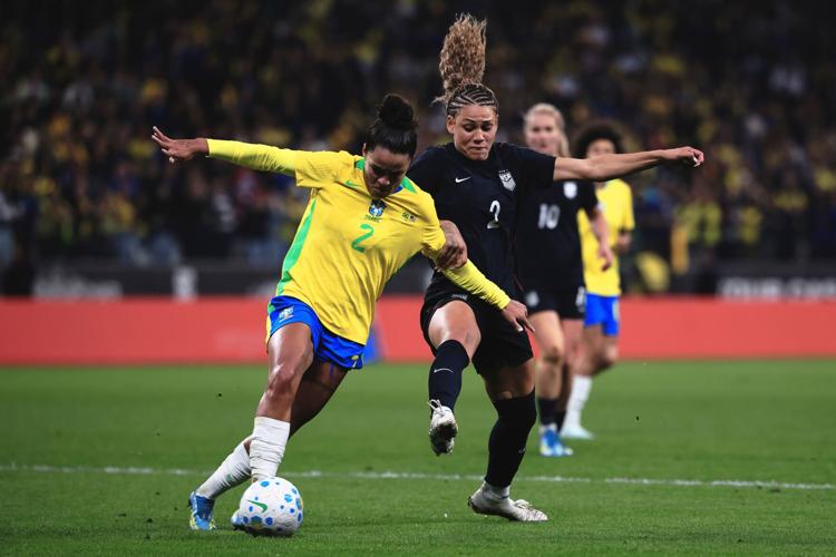 Bia Zaneratto's goal gives Brazil a 2-1 victory over the USWNT in Sao ...