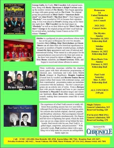 2021-2022 Concert Series | Community | chronicleonline.com