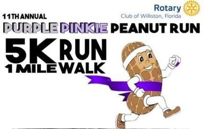 Rotary Club of Williston's 11th Annual Purple Pinkie Peanut Run 5k/1 ...