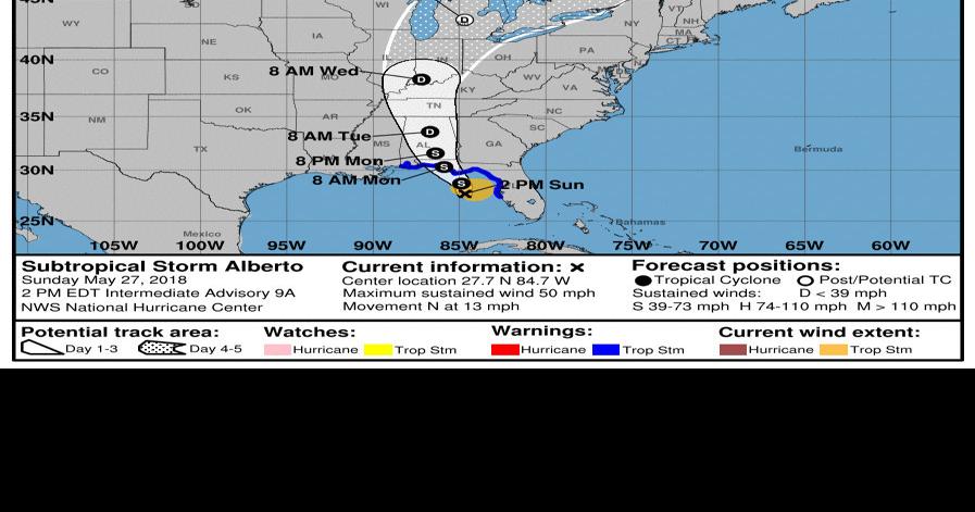 Citrus appears spared from Alberto's storms, surge | Local News ...