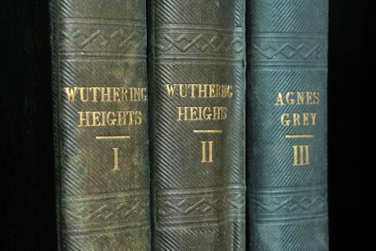 A rare first edition of 'Wuthering Heights' complete with spelling ...