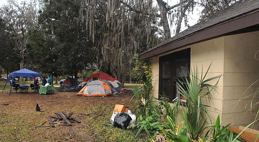 Tent people not budging | Local News | chronicleonline.com