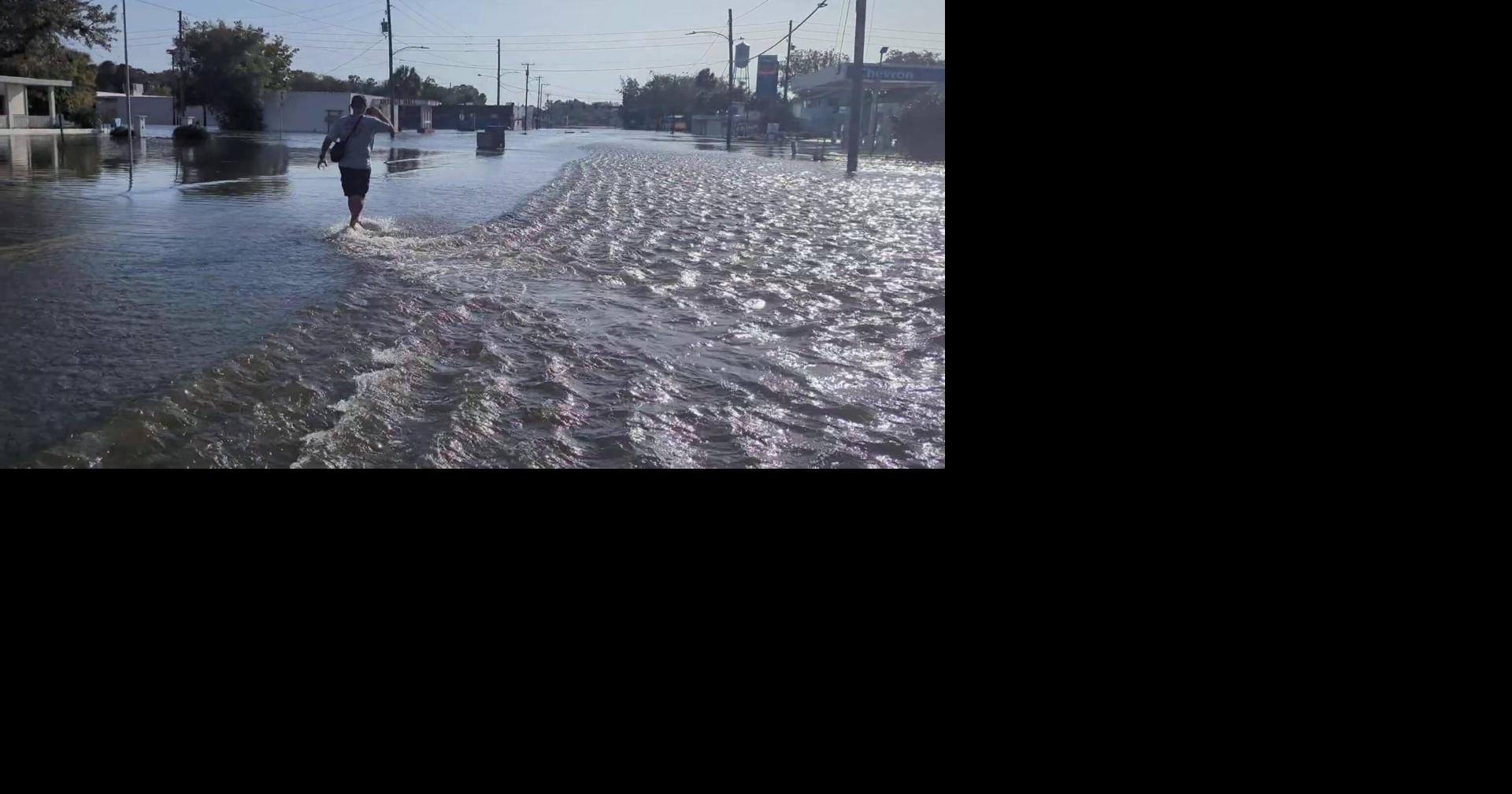 VIDEO: Walking through U.S. 19, the river | Hurricane Guide ...