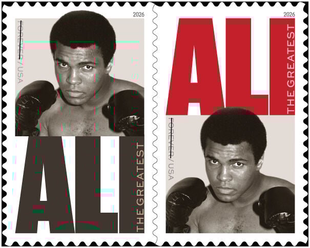 Muhammad Ali will be honored with a commemorative US postage stamp ...