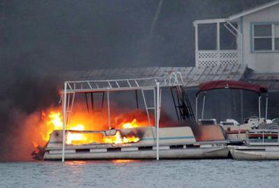 Boat catches fire at dock | Local News | chronicleonline.com