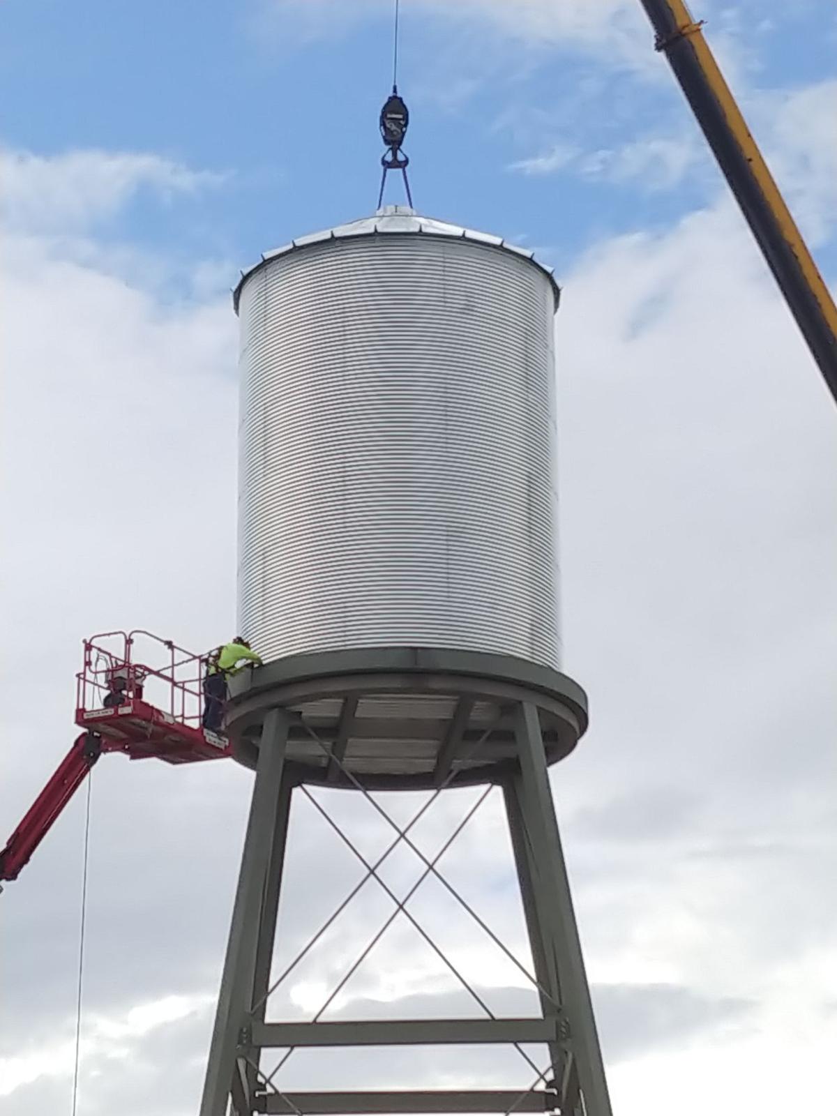 Replica water tower rises above Depot District | Local News ...