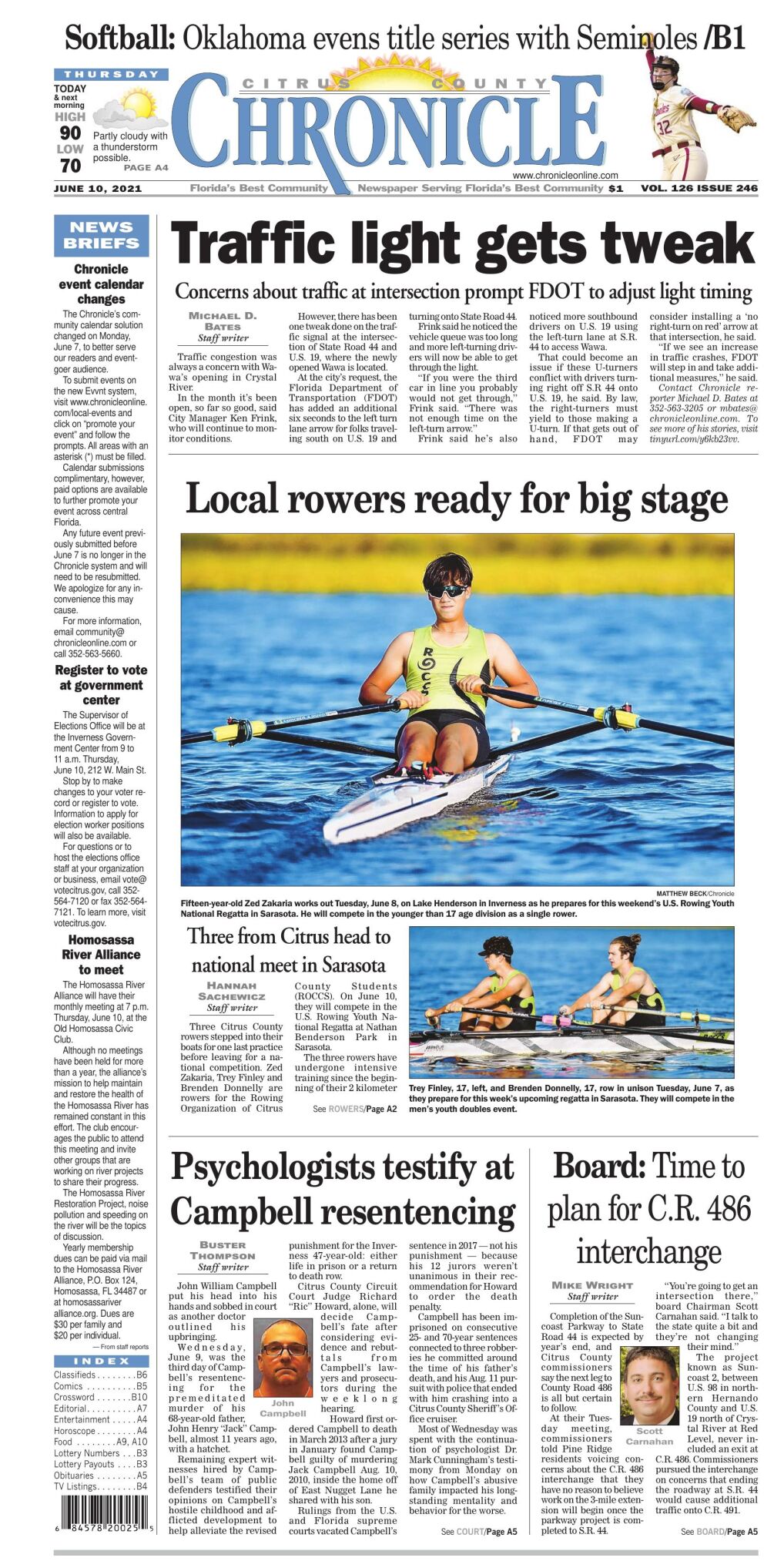 Citrus County Chronicle June 10, 2021 e-edition | E-edition ...