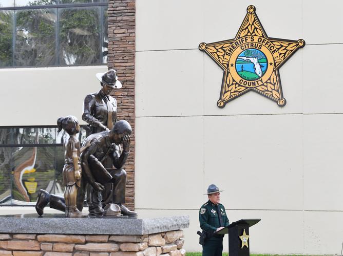 Memorial to local fallen law enforcement completed; solemn ceremony ...