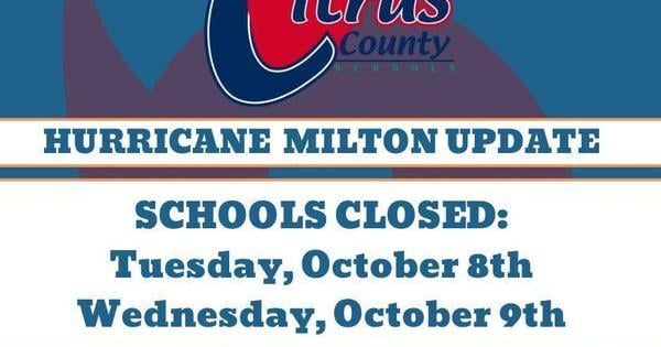 School in session Monday; cancelled Tuesday and Wednesday | Hurricane ...