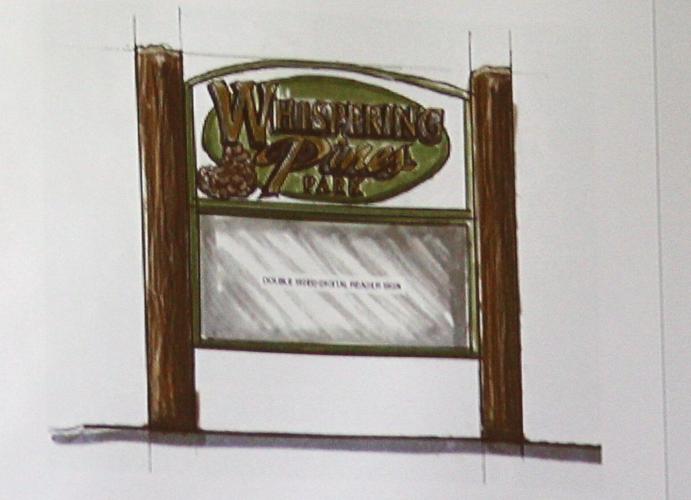 Proposed new Whispering Pines Park entrance presented | Local News ...