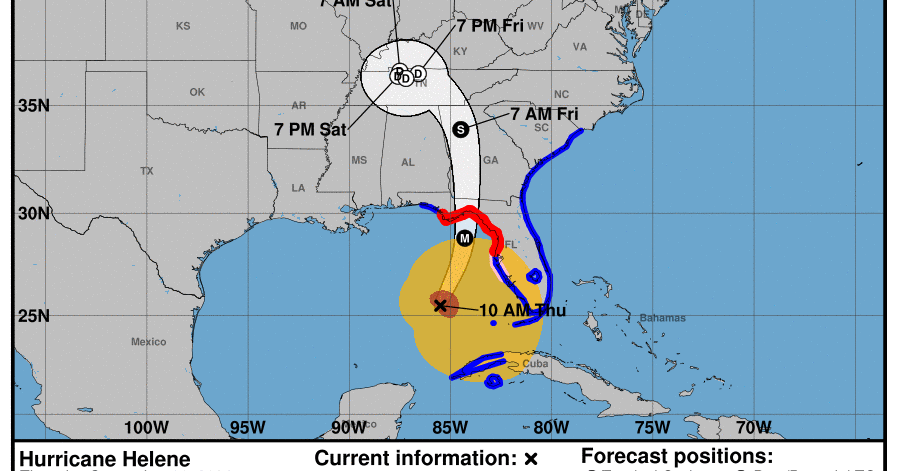 The latest storm track | Hurricane Guide | chronicleonline.com