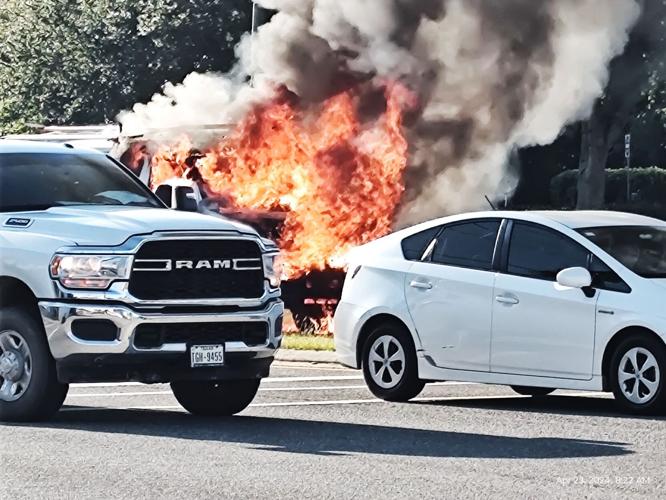 Work van catches fire; no injuries reported | Local News ...