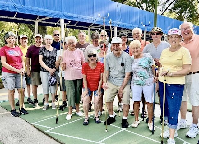 Oak Runners enjoy shuffleboard courts at Oak Run | Lifestyle ...