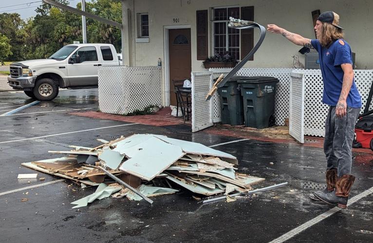 Downtown Crystal River business cleanup efforts underway | Hurricane ...