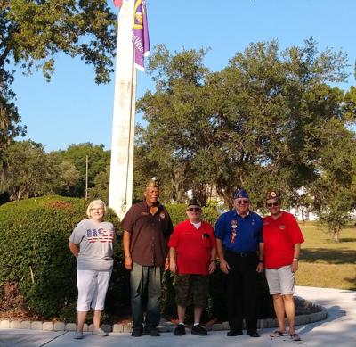 Amvets Post 89 participate in flag raising | Veterans | chronicleonline.com