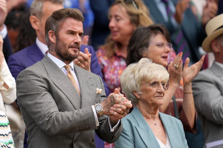 David Beckham takes mom to Wimbledon to sit in Royal Box on opening day ...