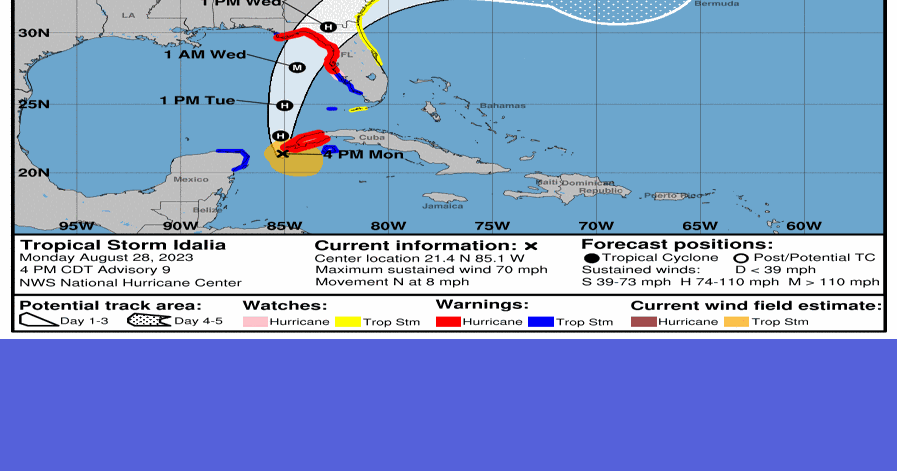 DeSantis declares widespread state of emergency ahead of Idalia's expected landfall | Local News ...