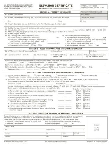 Elevation certificates are part of the process | Local News ...