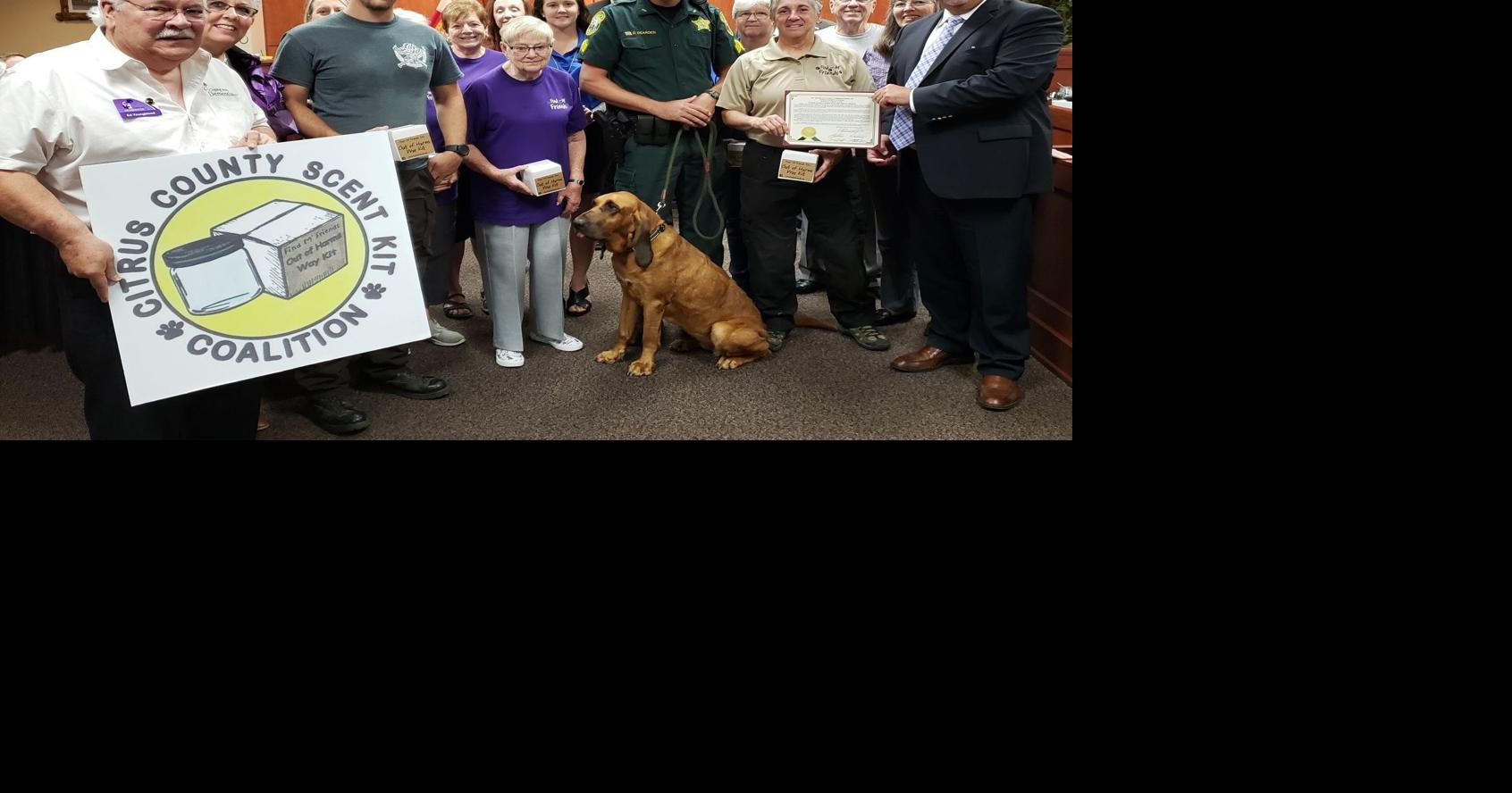 BOCC proclaims November ‘Citrus County Scent Kits for Safety Month ...