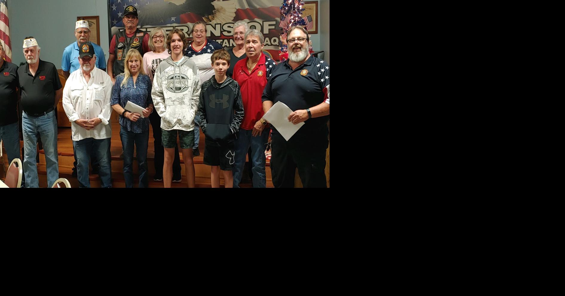 VFW announces Patriot's Pen essay winners | Veterans | chronicleonline.com