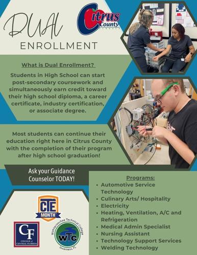 Career and Technical Education Month continues with Dual Enrollment ...