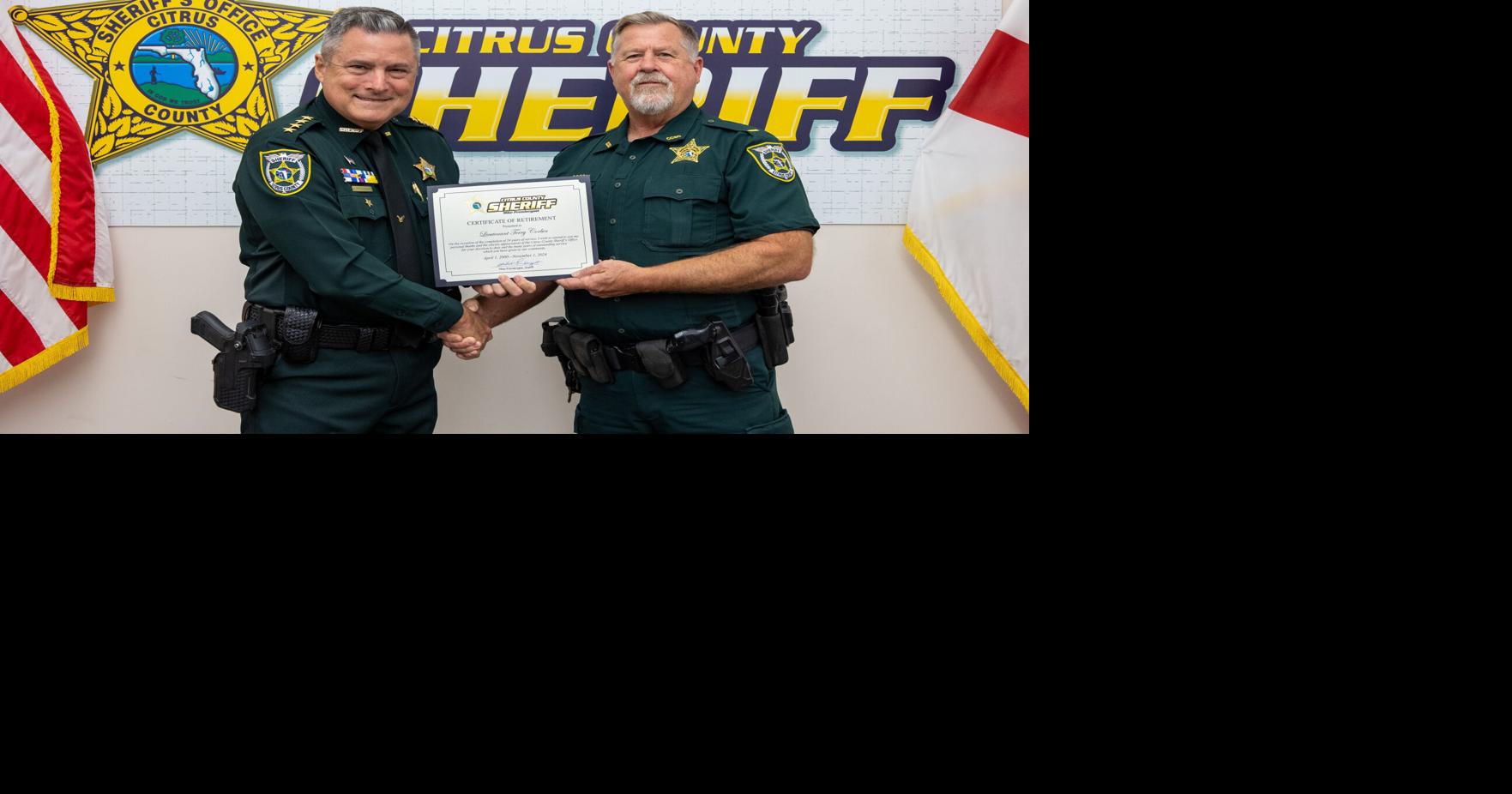 Two retiring from CCSO | Local News | chronicleonline.com