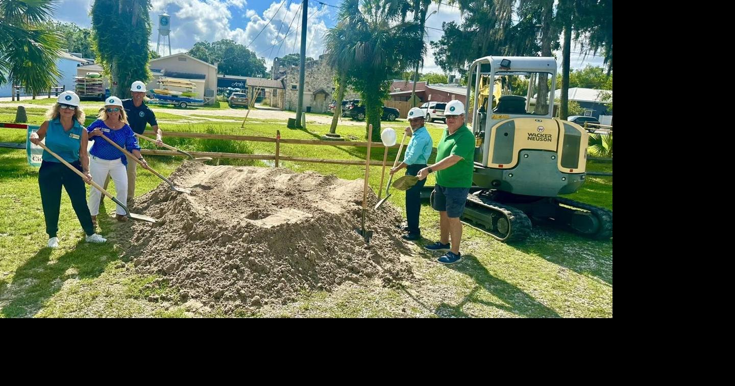 Crystal River holds groundbreaking ceremony for new, paved parking lot ...