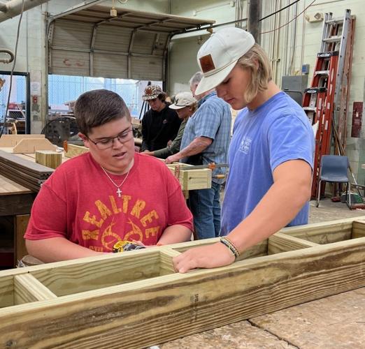 WHS Carpentry and community unites to improve Pre-K outdoor classroom ...