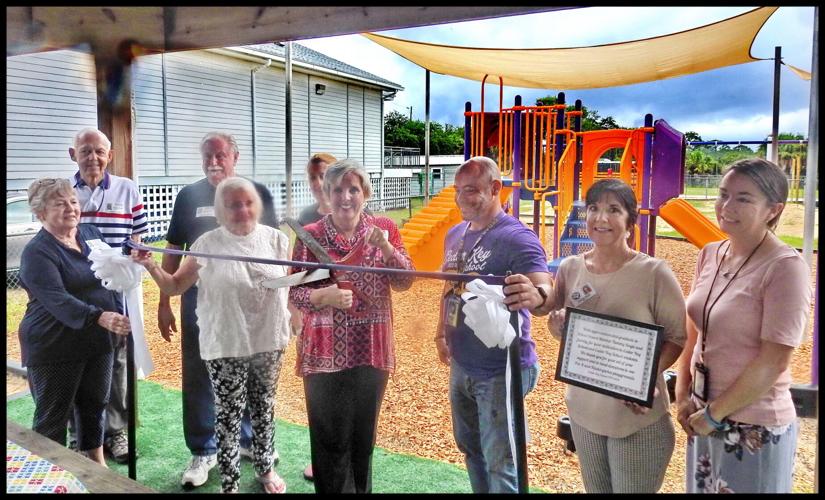 Cedar Key School PTO holds ribbon cutting for two new playgrounds ...