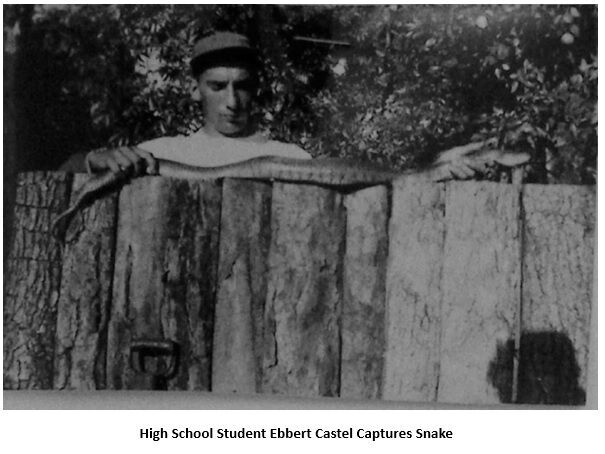 Our History: Ebbert Castel — Floral City’s ‘Snake Man’ | Local News ...