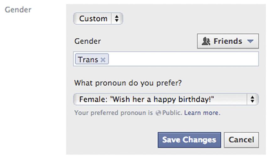 New gender options for Facebook users | News | chronicleonline.com