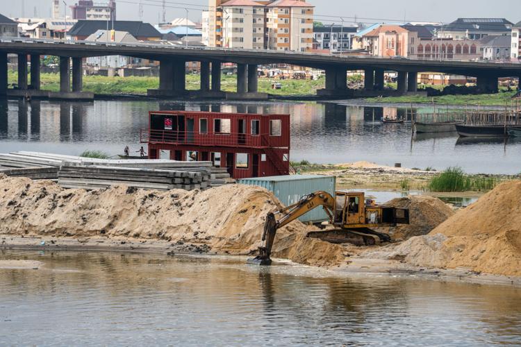 Africa's megacity of Lagos reshapes its coast by dredging and puts ...