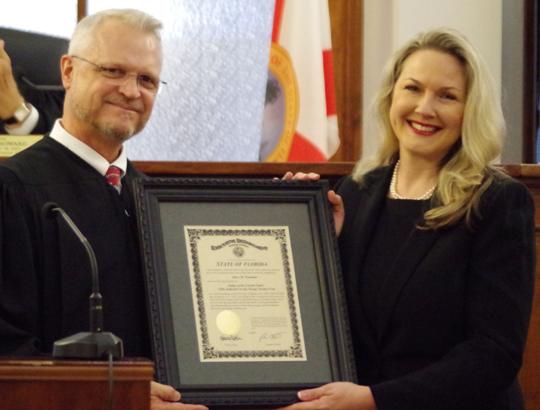 Stacy Youmans takes oath as Citrus County's latest circuit judge ...