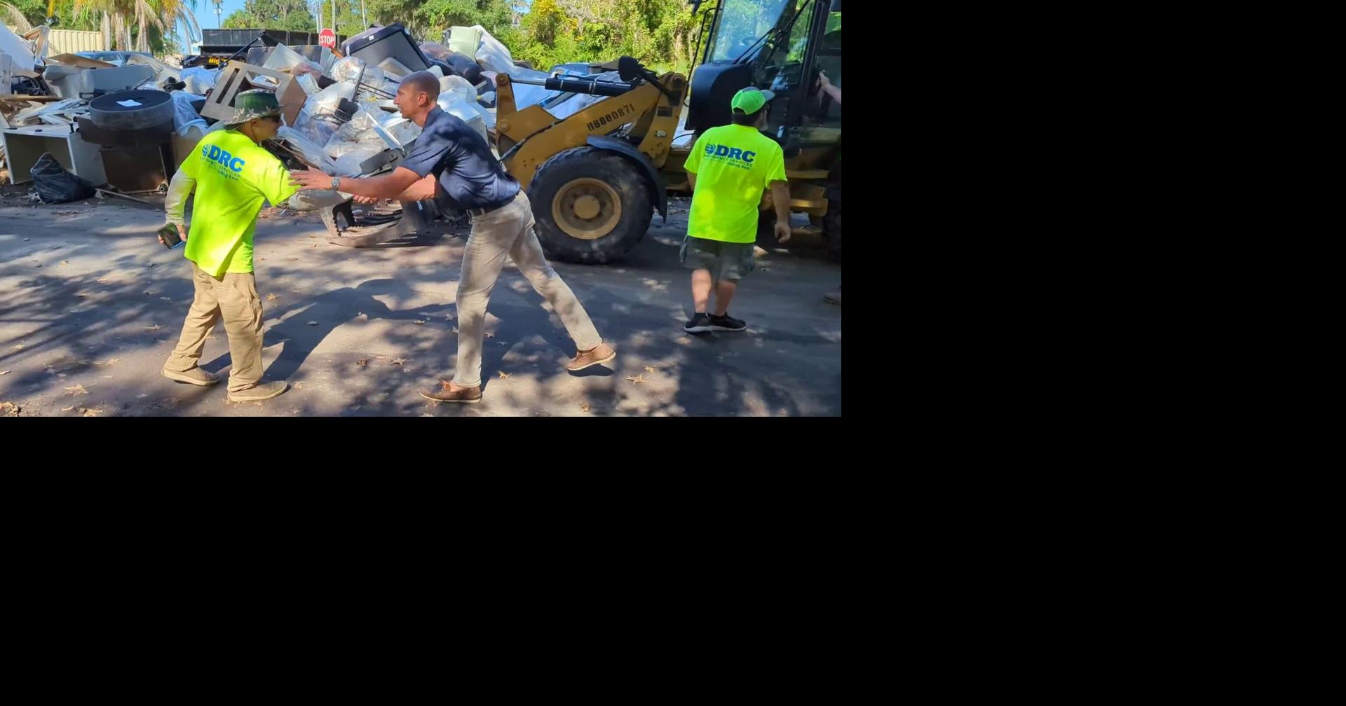 VIDEO: Debris cleanup begins in Crystal River | Hurricane Guide ...