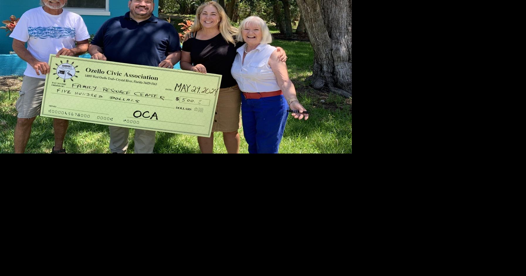 Ozello Civic Association donates to local nonprofits | Local News ...