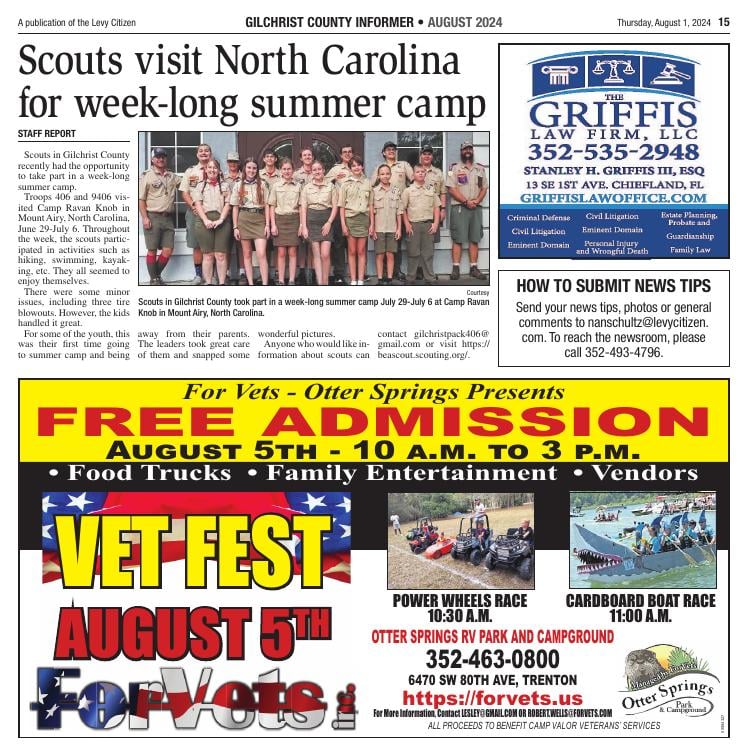 Gilchrist Informer August 2024 Page G15 | Levy Citizen ...