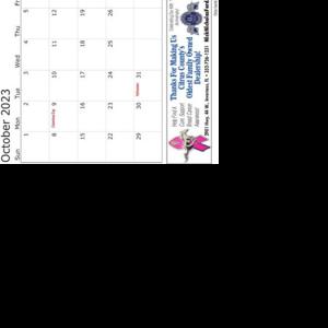 2023 CCC Calendar Page H23 | e-Edition | chronicleonline.com