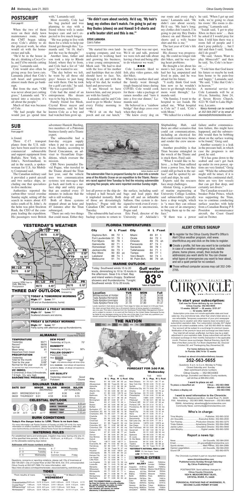 Page A4 | e-Edition | chronicleonline.com