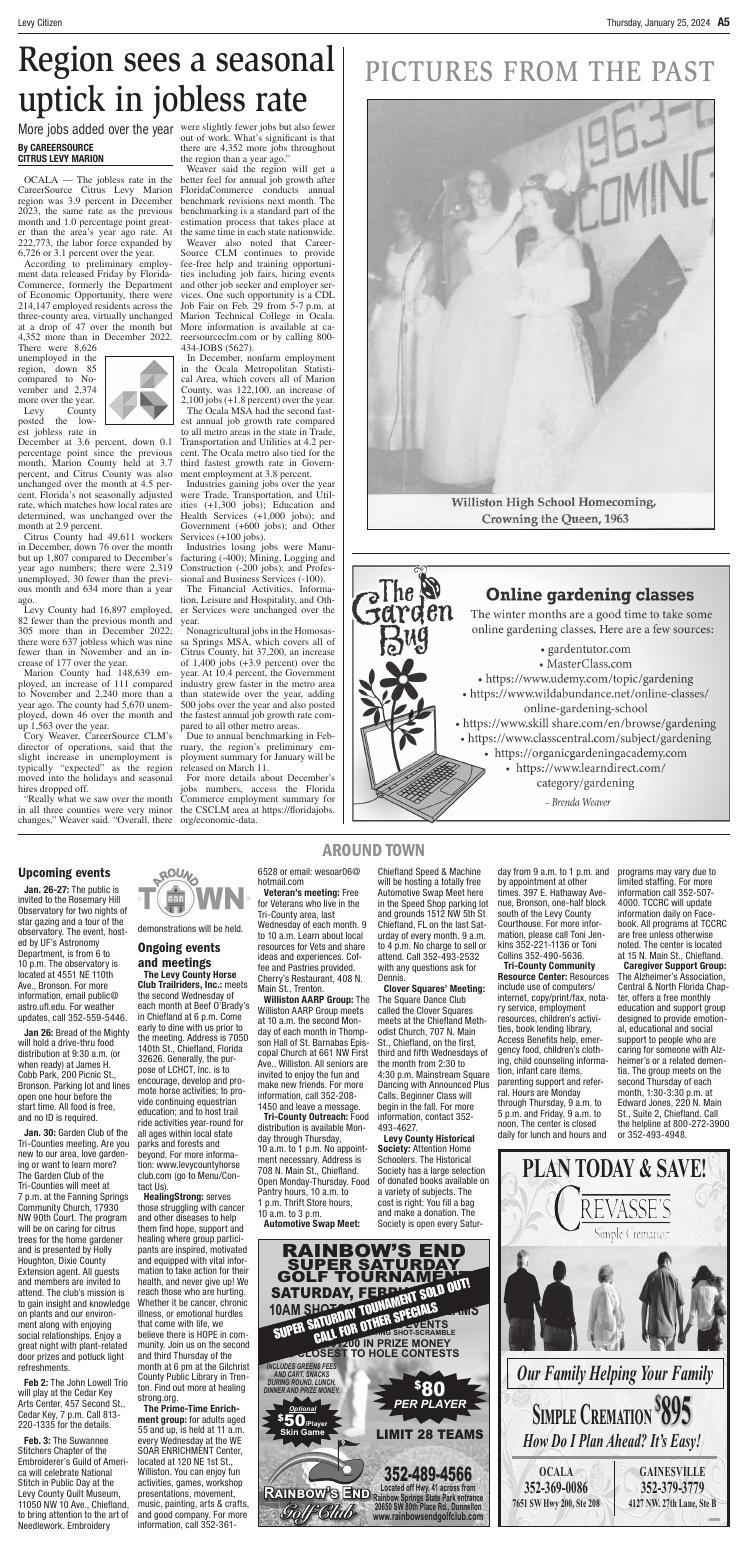Page A5 | Levy Citizen | chronicleonline.com