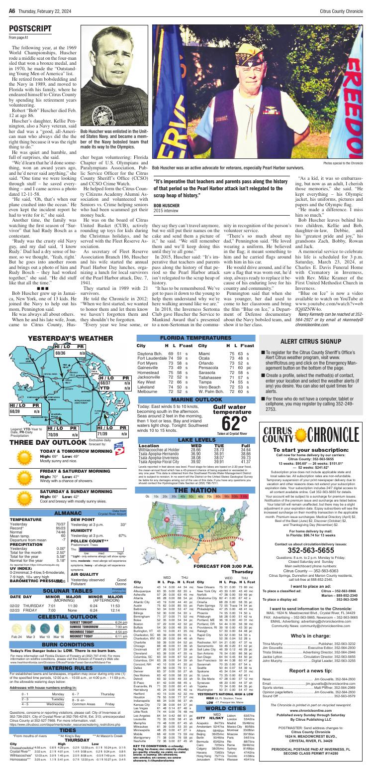 Page A6 | e-Edition | chronicleonline.com