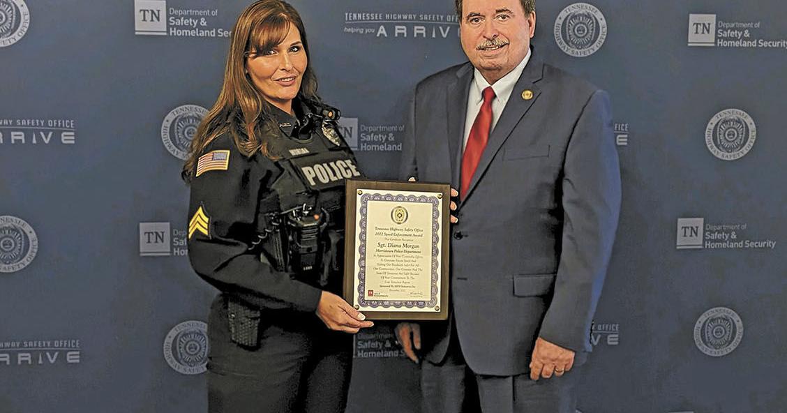 MPD’s Morgan recognized for speed enforcement | Local News ...