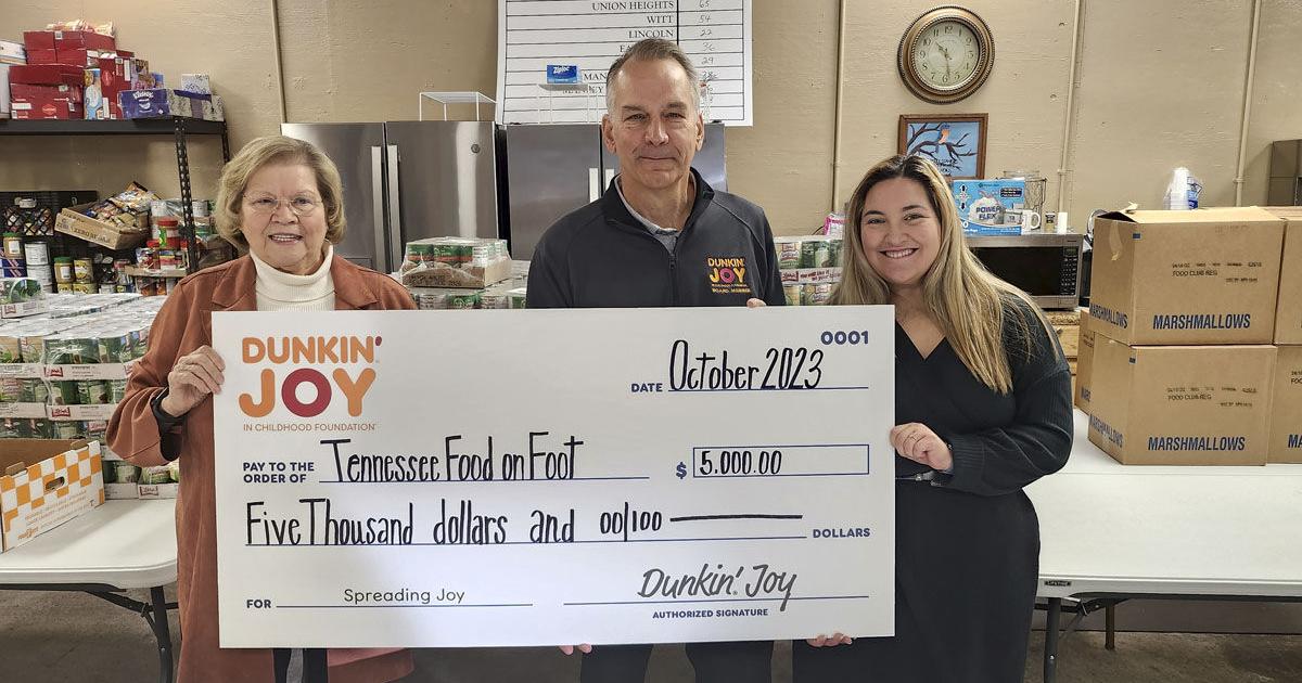 Dunkin' Awards $5K Grant to Food on Foot | Local News | citizentribune.com