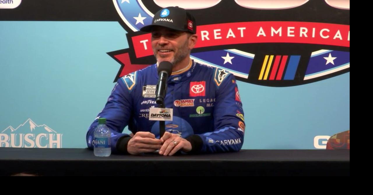 Jimmie Johnson and Tyler Reddick Post Duel Interview | Local News ...