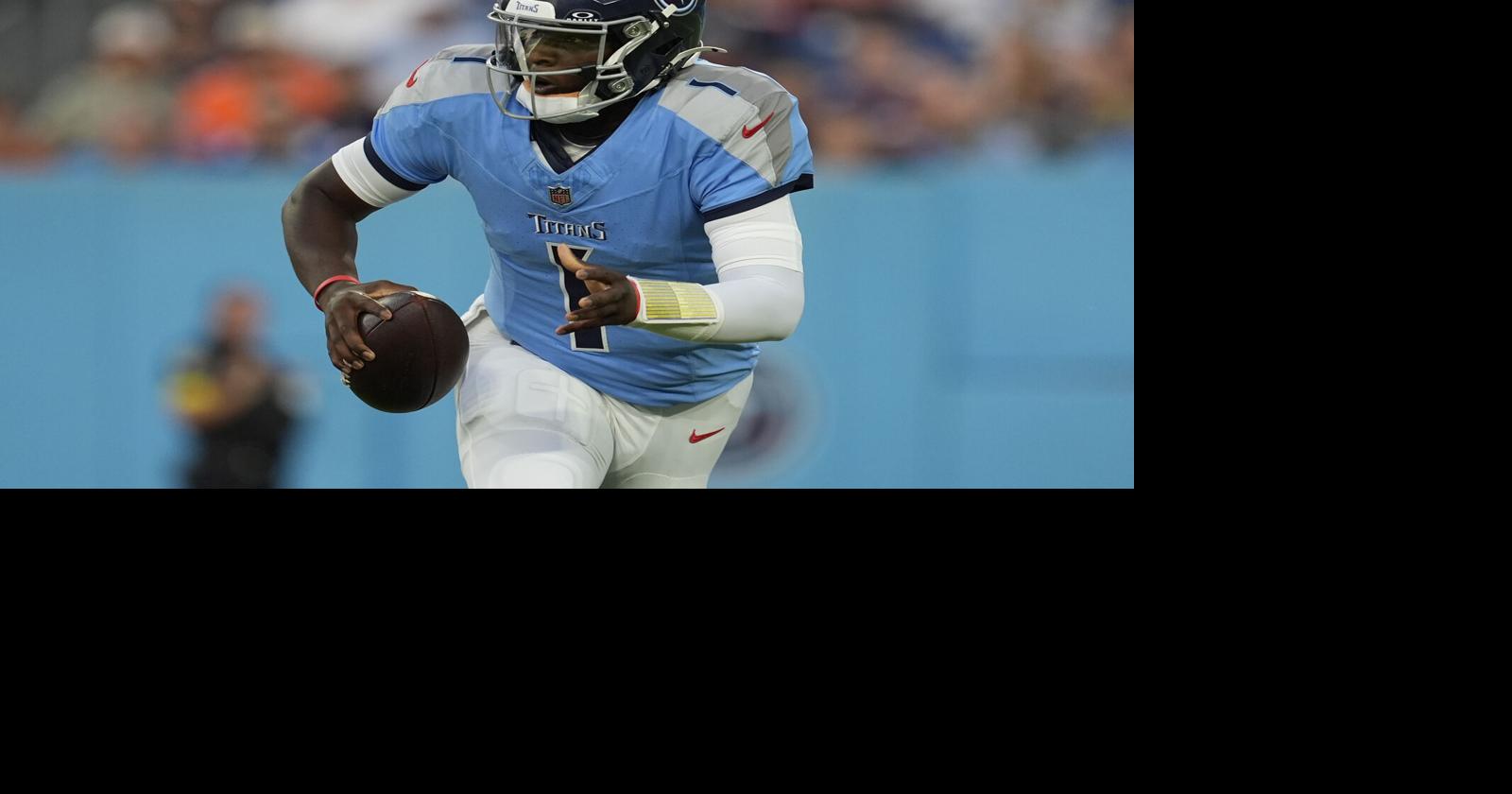 Titans rookie QB Cam Ward faces tough test against Broncos strong ...