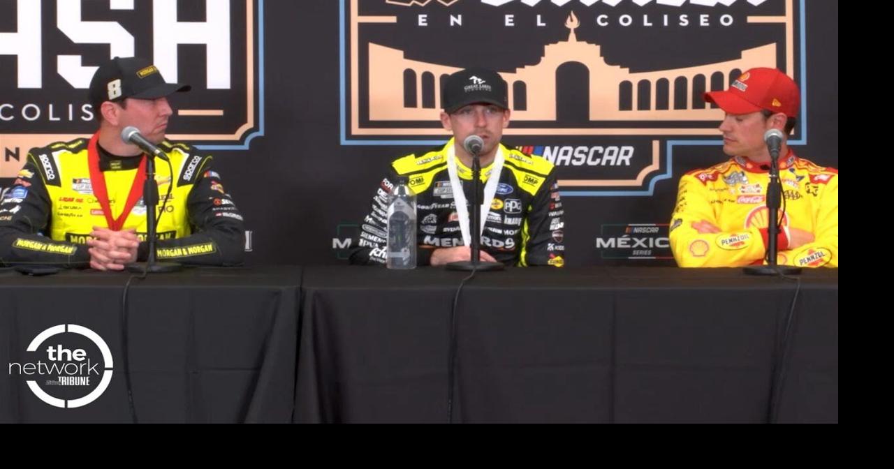 Kyle Busch, Ryan Blaney & Joey Logano on Saturday Night's Busch Clash ...
